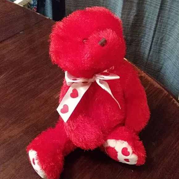 Ty | Toys | Ty Bear The Punkies Collection Red Teddy Bear | Poshmark